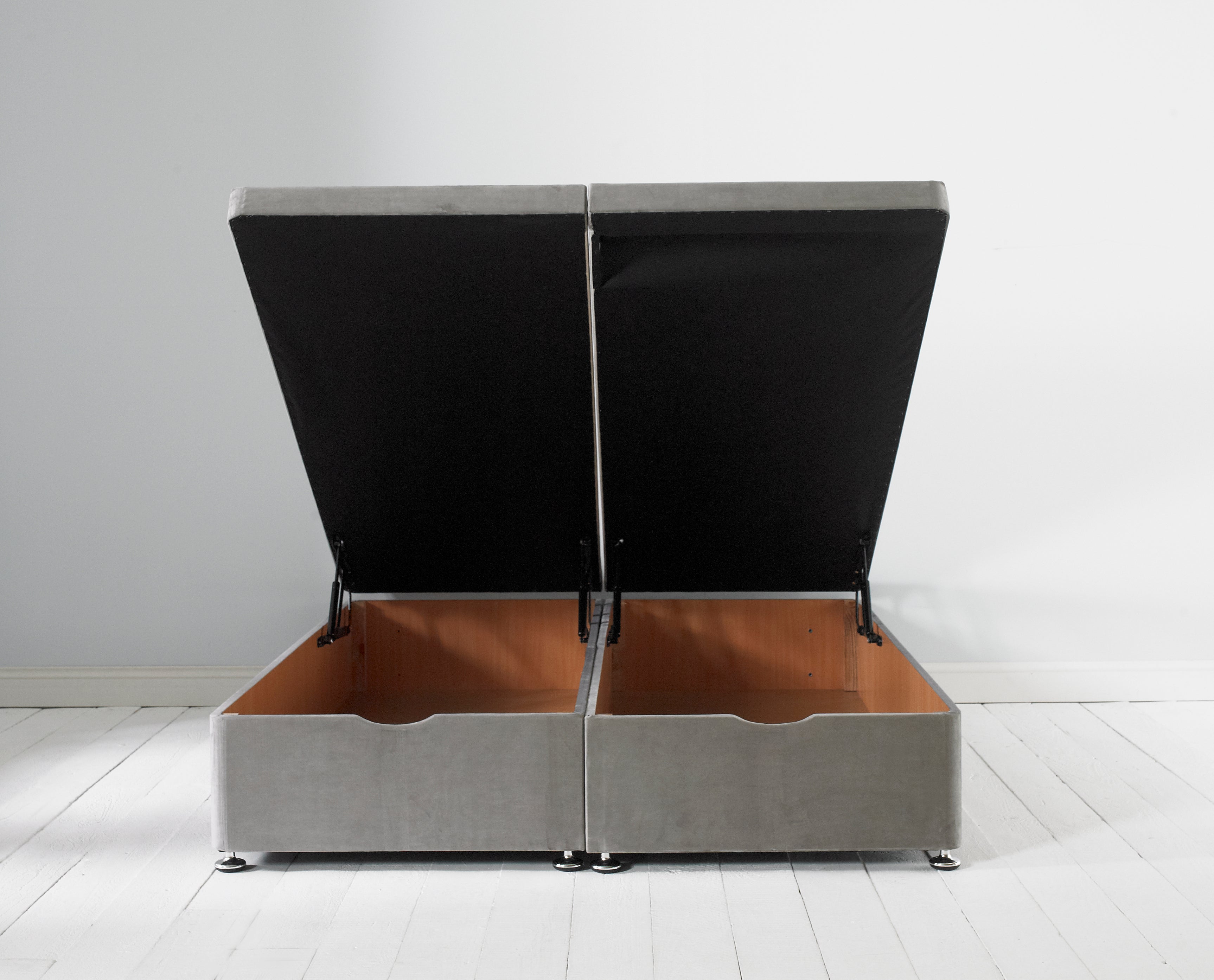 Front Opening Storage Divan Ottoman Base Only – British Bed Store